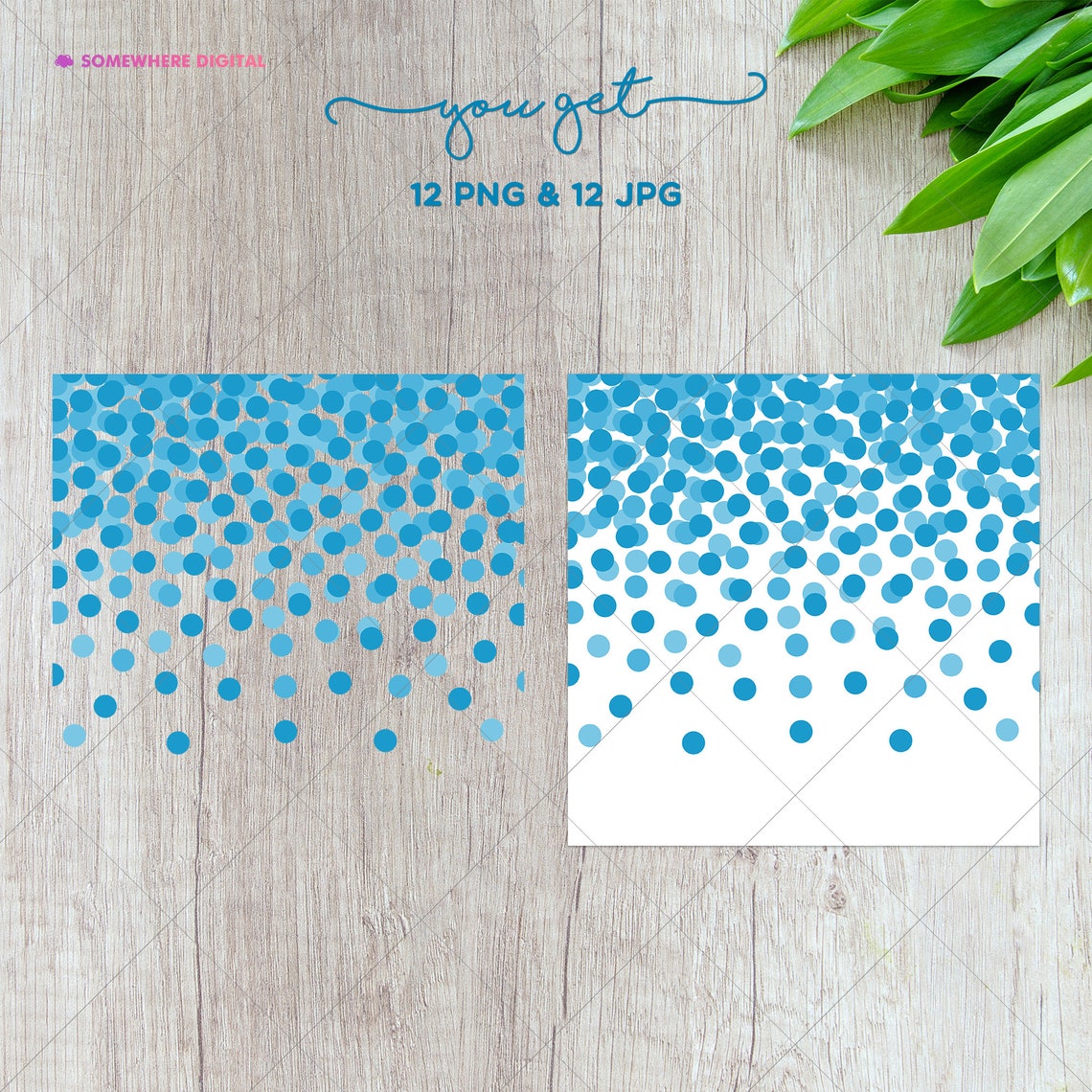 Confetti Clipart Confetti Digital Paper Rainbow Confetti Clipart ...