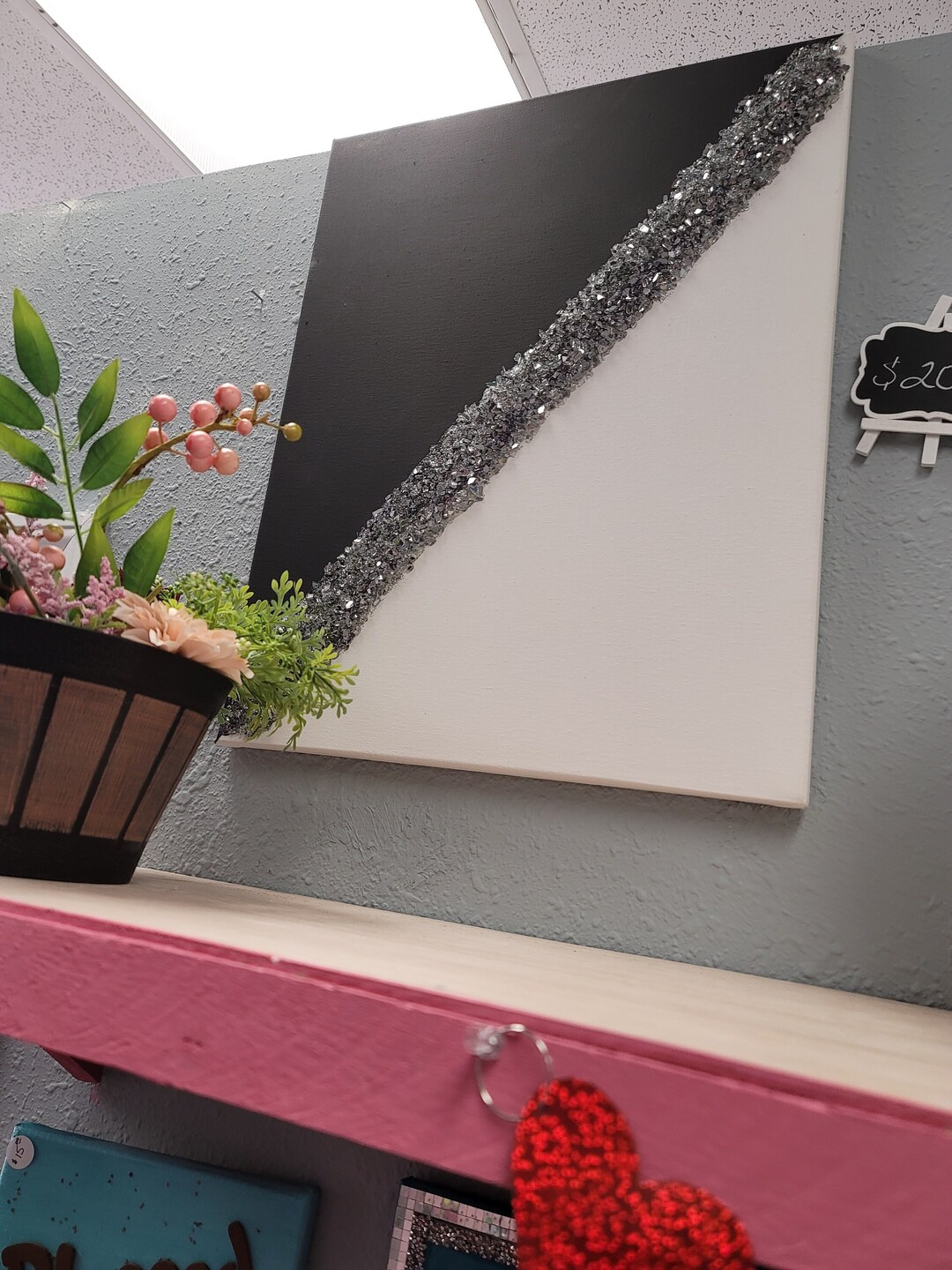 Shattered Glass Wall Decor - Etsy