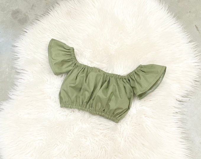 Candy Land off Shoulder Top, Girls Rainbow Candy Crop Top, Toddler ...