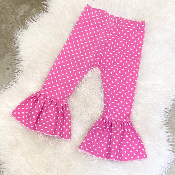 Pink Ruffle Pants - Etsy