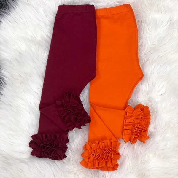 Ruffle Leggings - Etsy