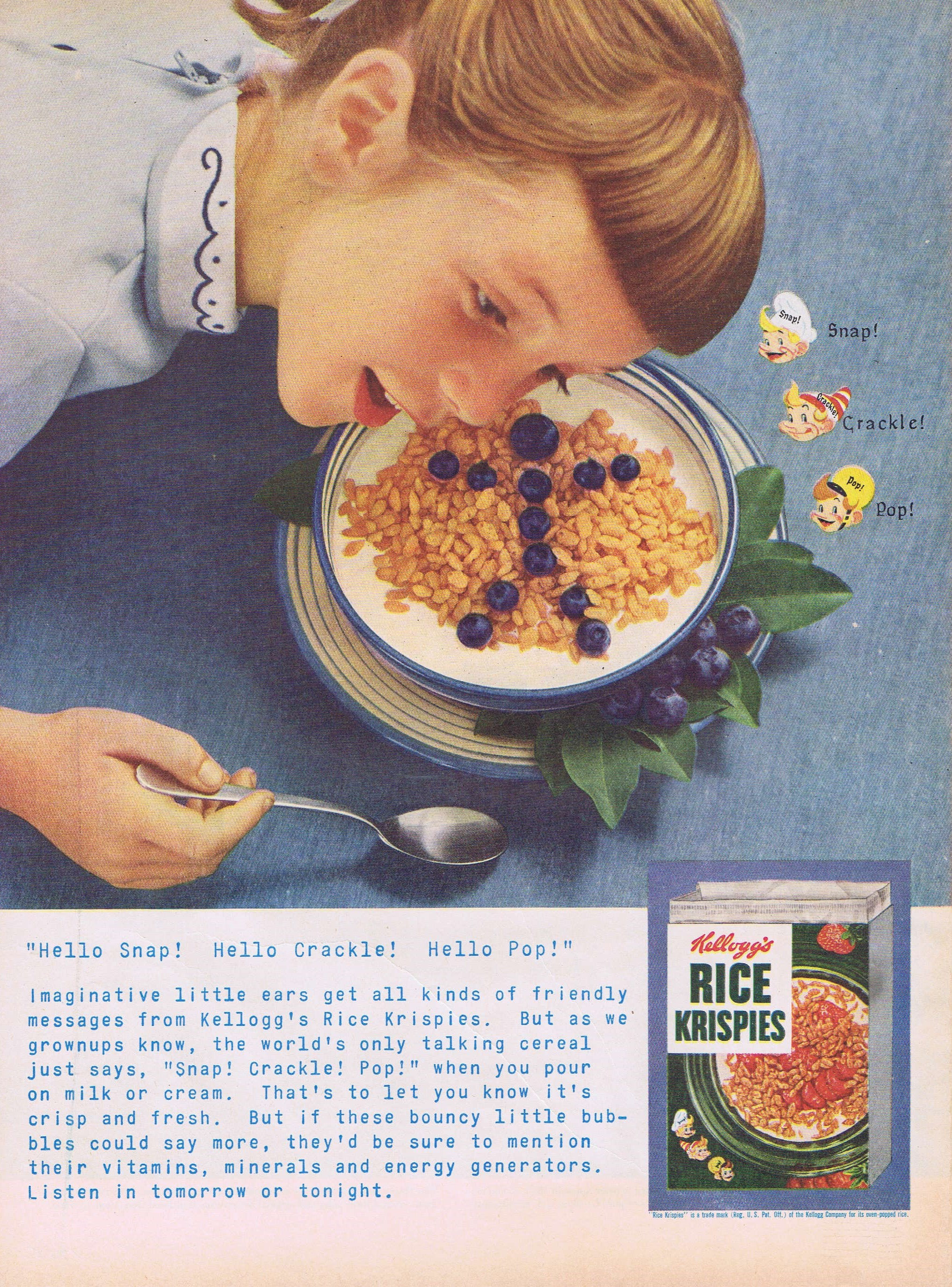 Rice Crispy Cereal Snap Crackle Pop