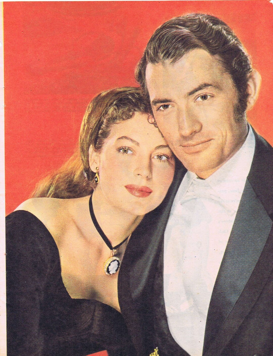 Gregory Peck and Ava Gardner 1949 Color Picture From the Film, the ...