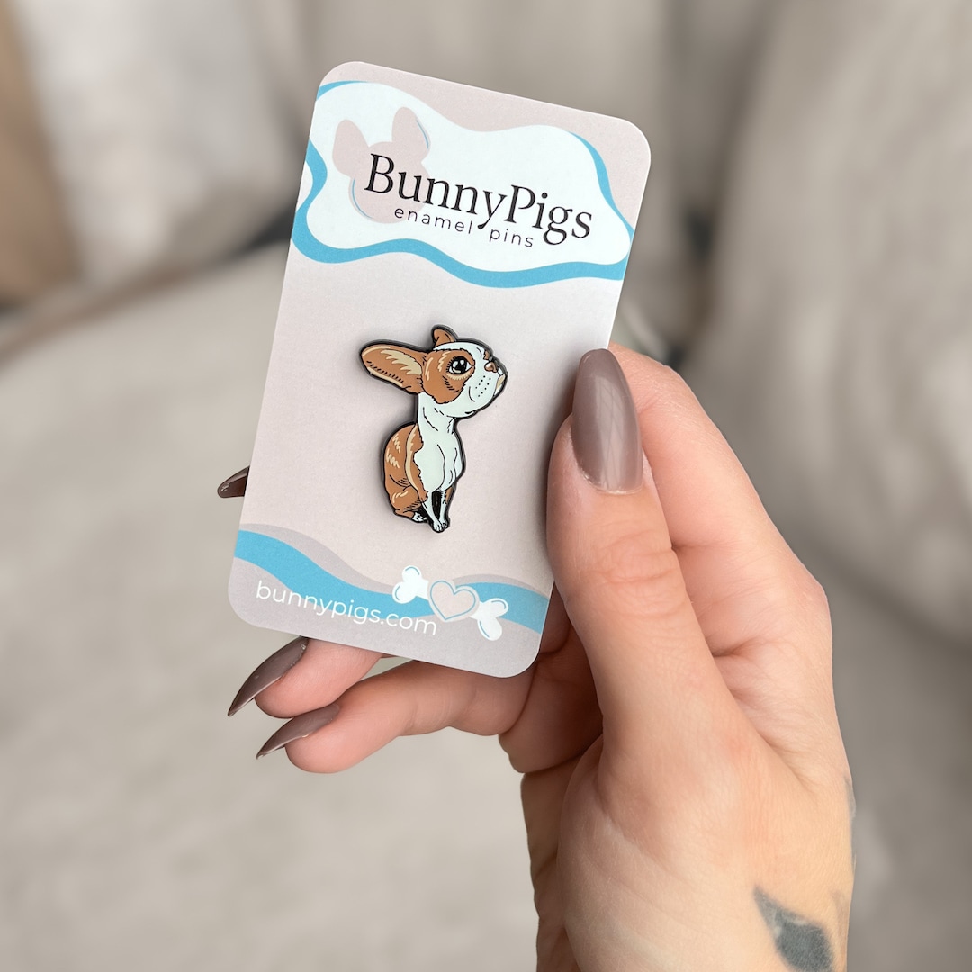Penny the Boston - Enamel Pin - Etsy