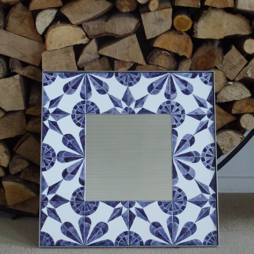 Mirror "delft" - Etsy