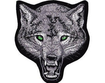 Howl at the Moon Wolf Patch Embroidered Wolf Patch Moon - Etsy