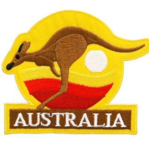 Australia Flag Embroidered Patch - Etsy