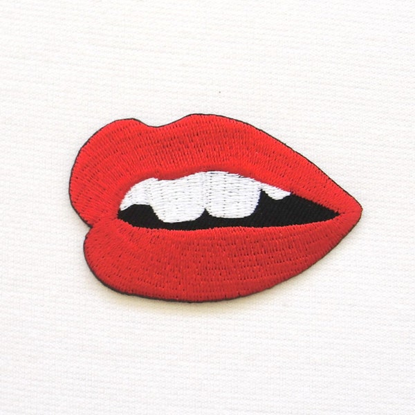 Lips Patch - Etsy