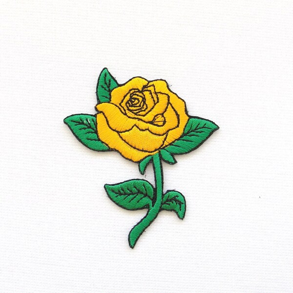 Yellow Rose Pin - Etsy