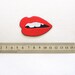 Red Lips Patch - Etsy