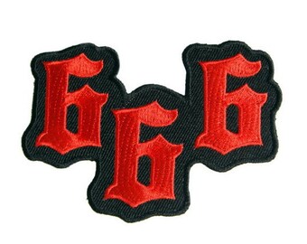 Number 666 Patch - Etsy