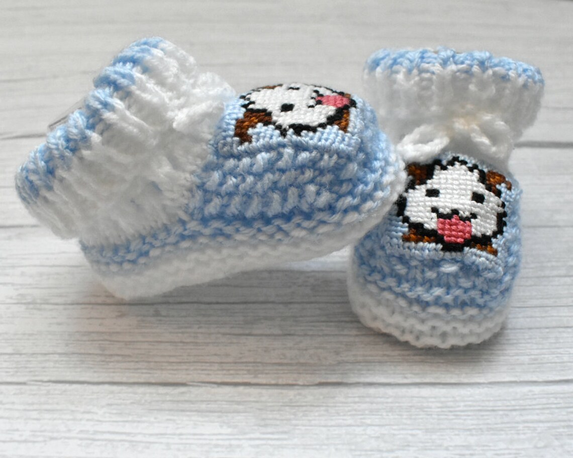 League of Legends Poro Inspired Knitted Baby Booties Newborn - Etsy