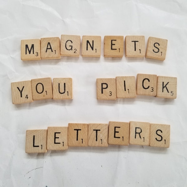 Scrabble Tile Magnet - Etsy