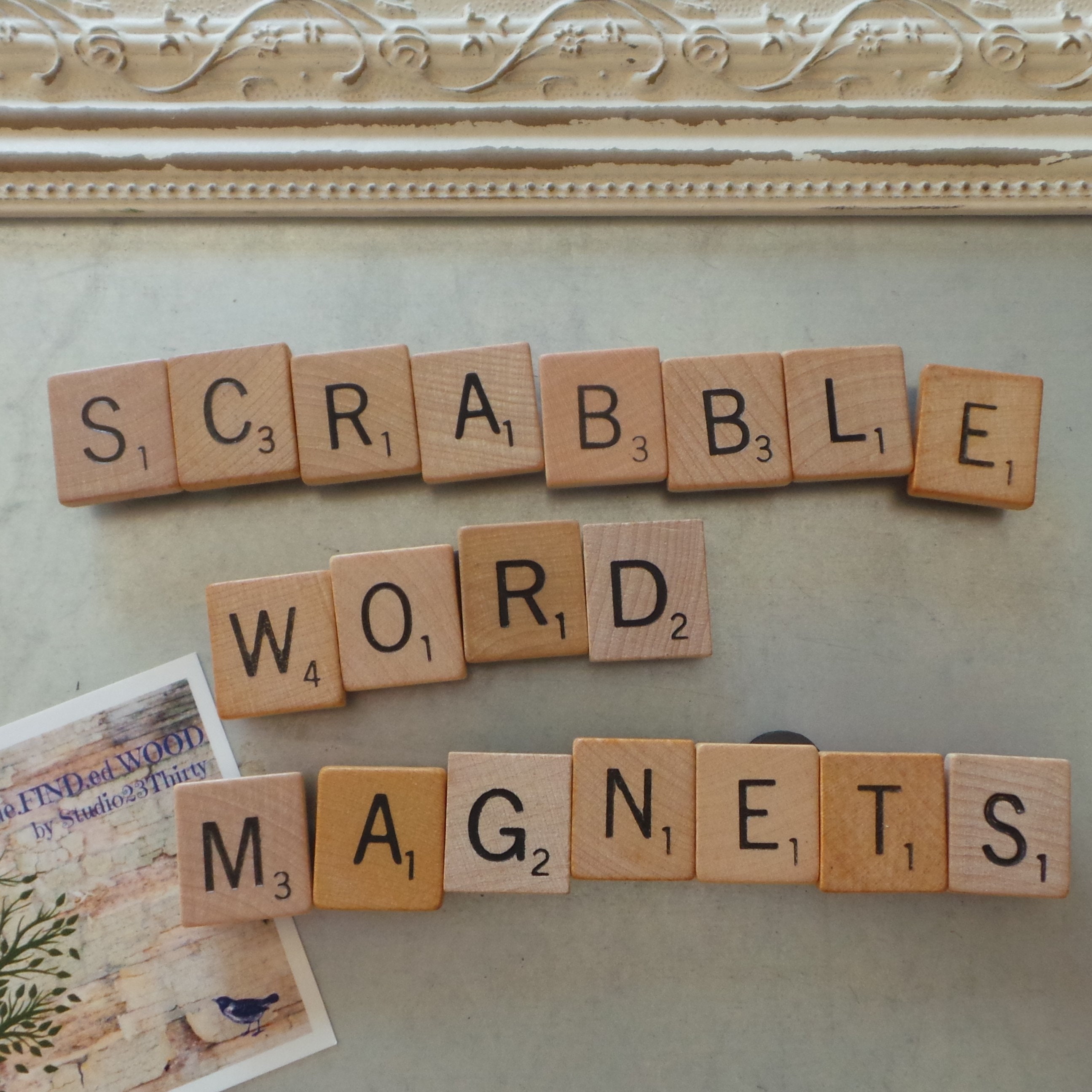You PICK Letters for Magnets, Single Letter Magnets, Vintage Scrabble ...