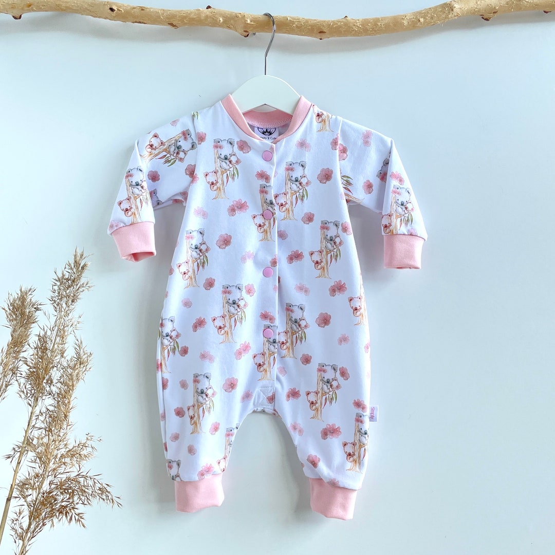 Organic Cotton Sleep Suit RTS 3-6mths, Koala Baby Clothes, Australian ...
