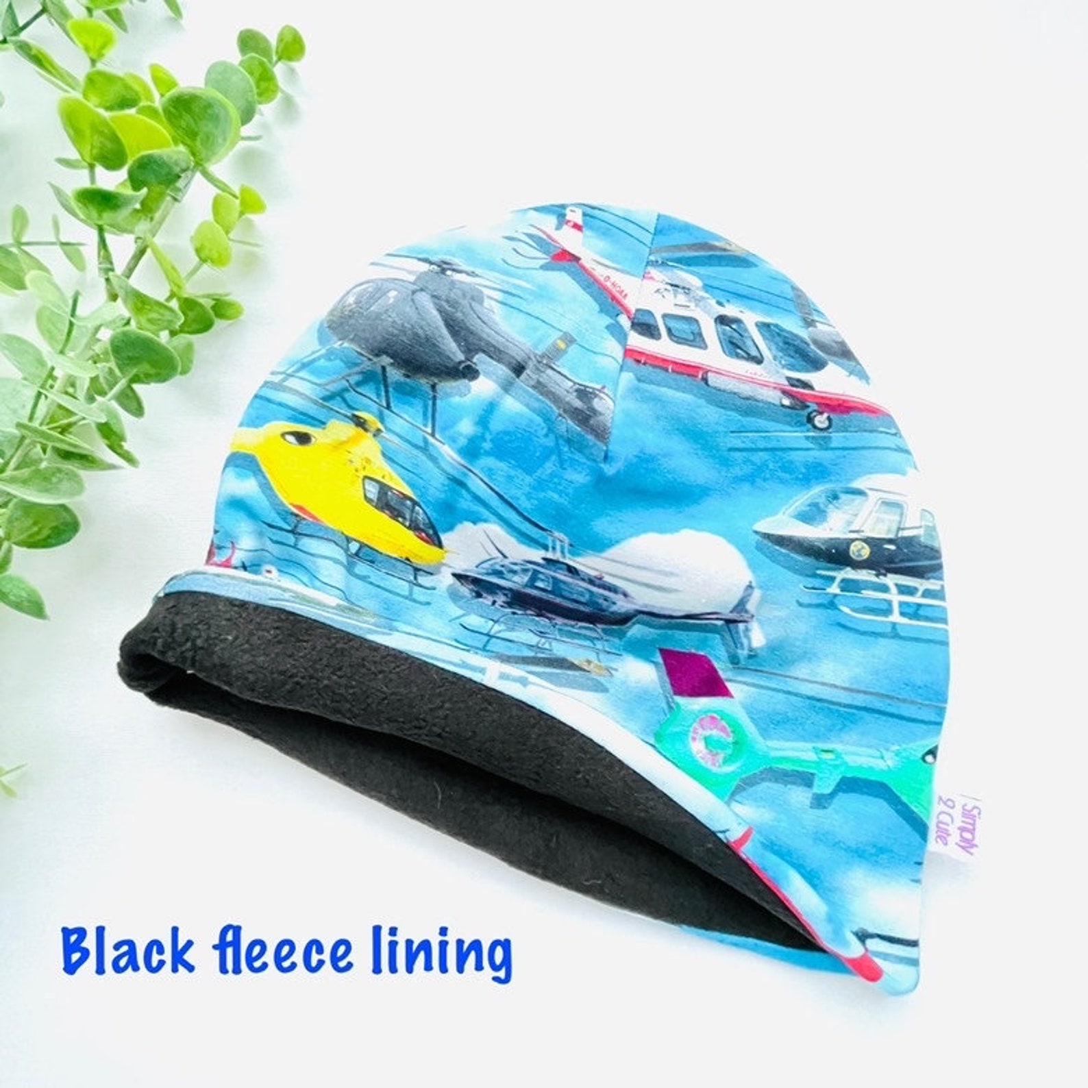 Child Helicopter Beanie Boy Helicopter Beanie Blue - Etsy Sweden