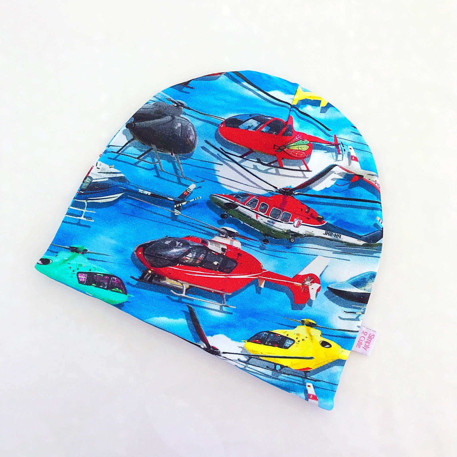 Child Helicopter Beanie Boy Helicopter Beanie Blue - Etsy Sweden