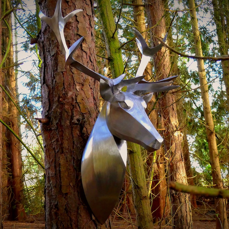Metal Stag - Etsy