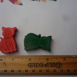 8 Kitten Cat Novelty Wax Crayons - Etsy