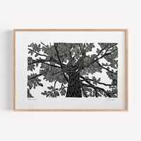 Acorn Lino Print - Etsy UK