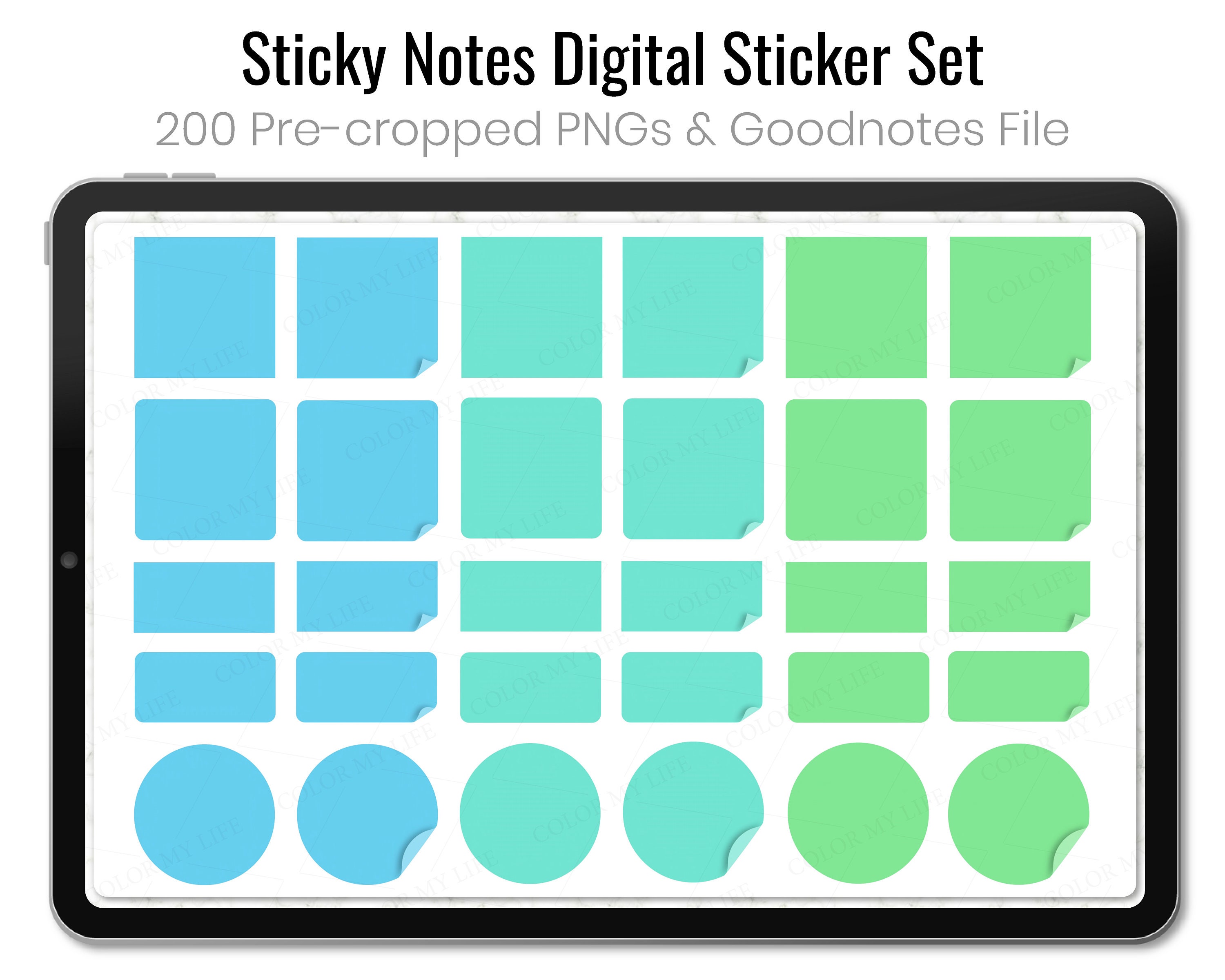 Calendars & Planners Paper & Party Supplies Sticky Notes Digital ...
