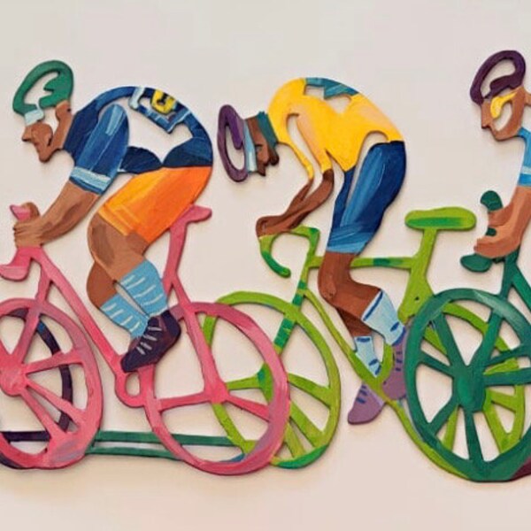 Bicycle Art Wall - Etsy