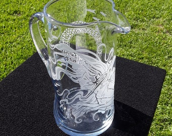 Mermaid pitcher | Etsy