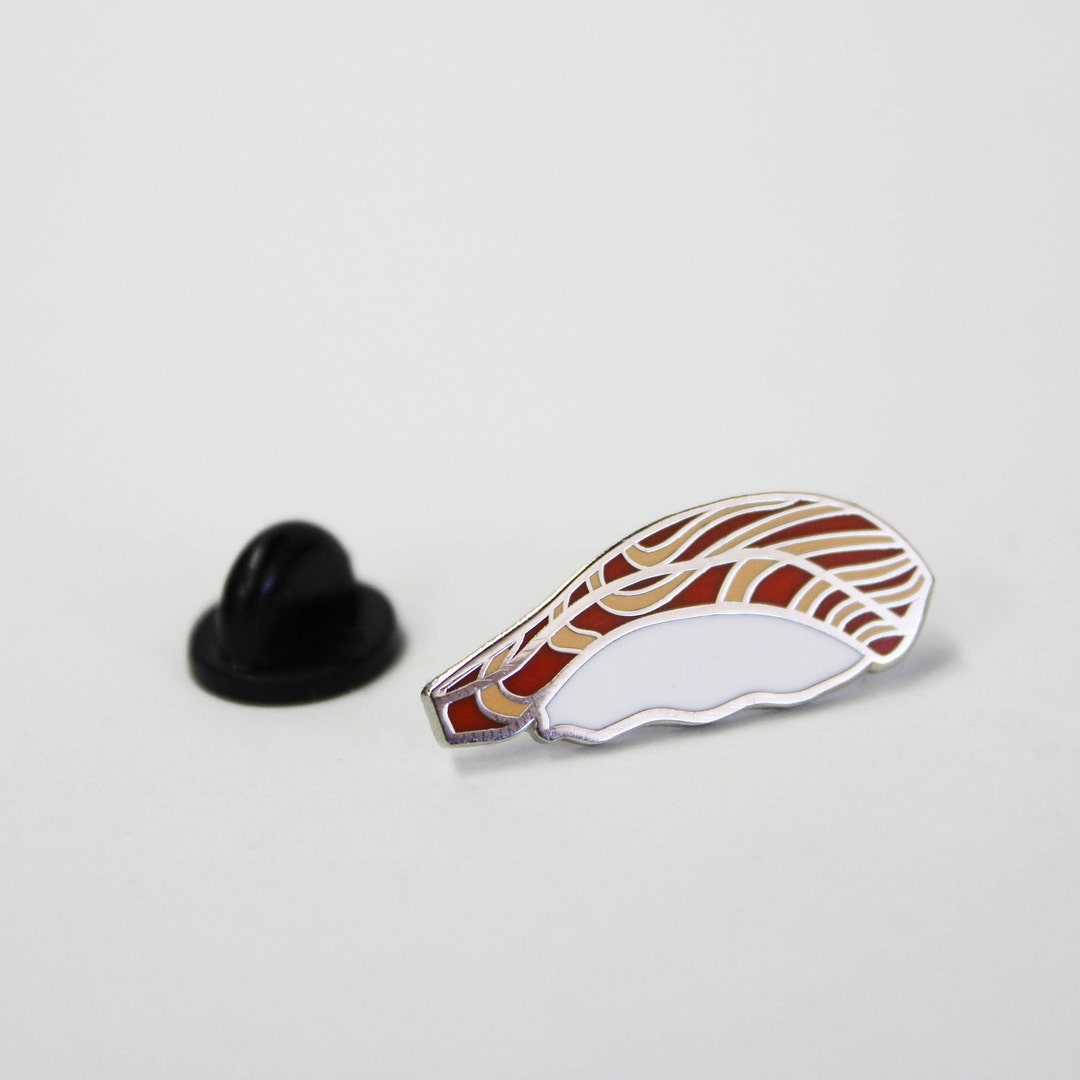 Salmon Nigiri Enamel Pin - Etsy