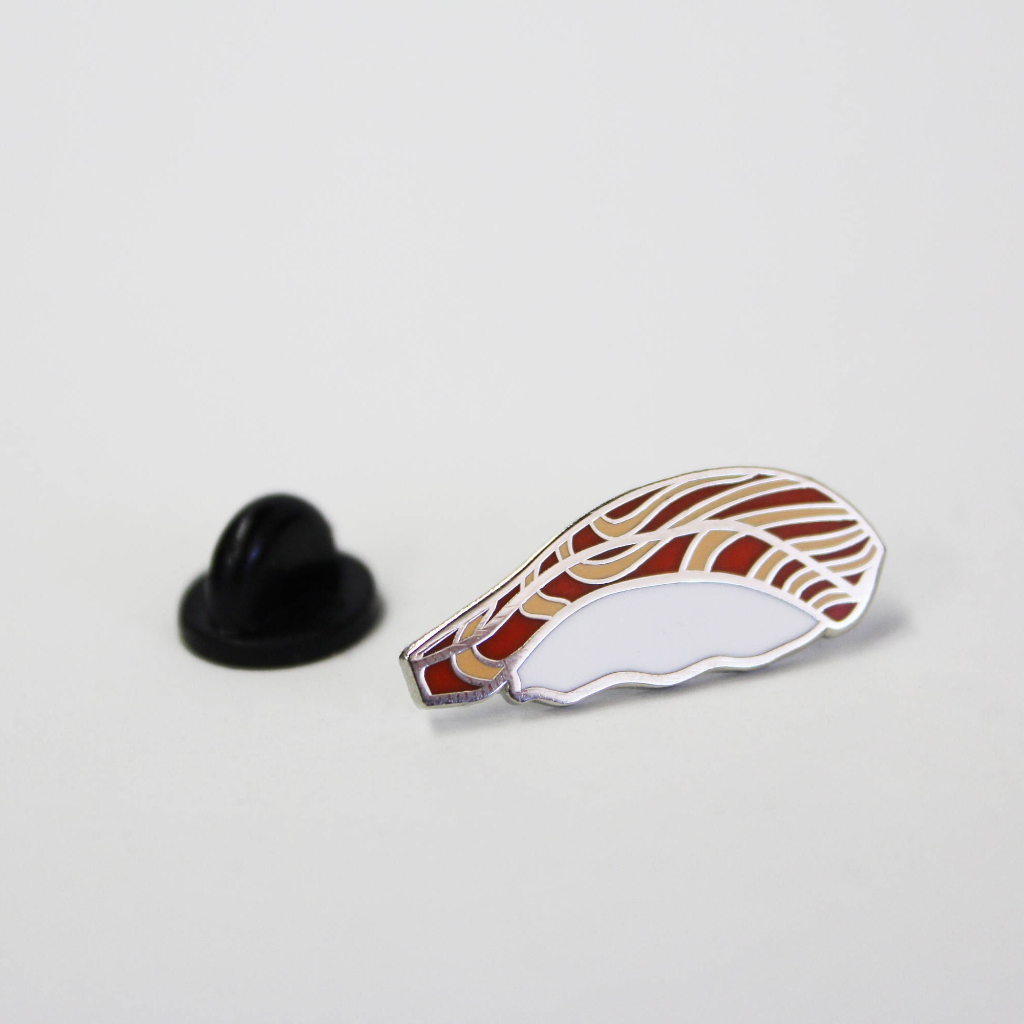 Salmon Nigiri Enamel Pin - Etsy