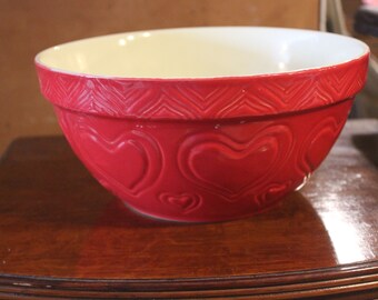 Heart Mixing Bowl - Etsy