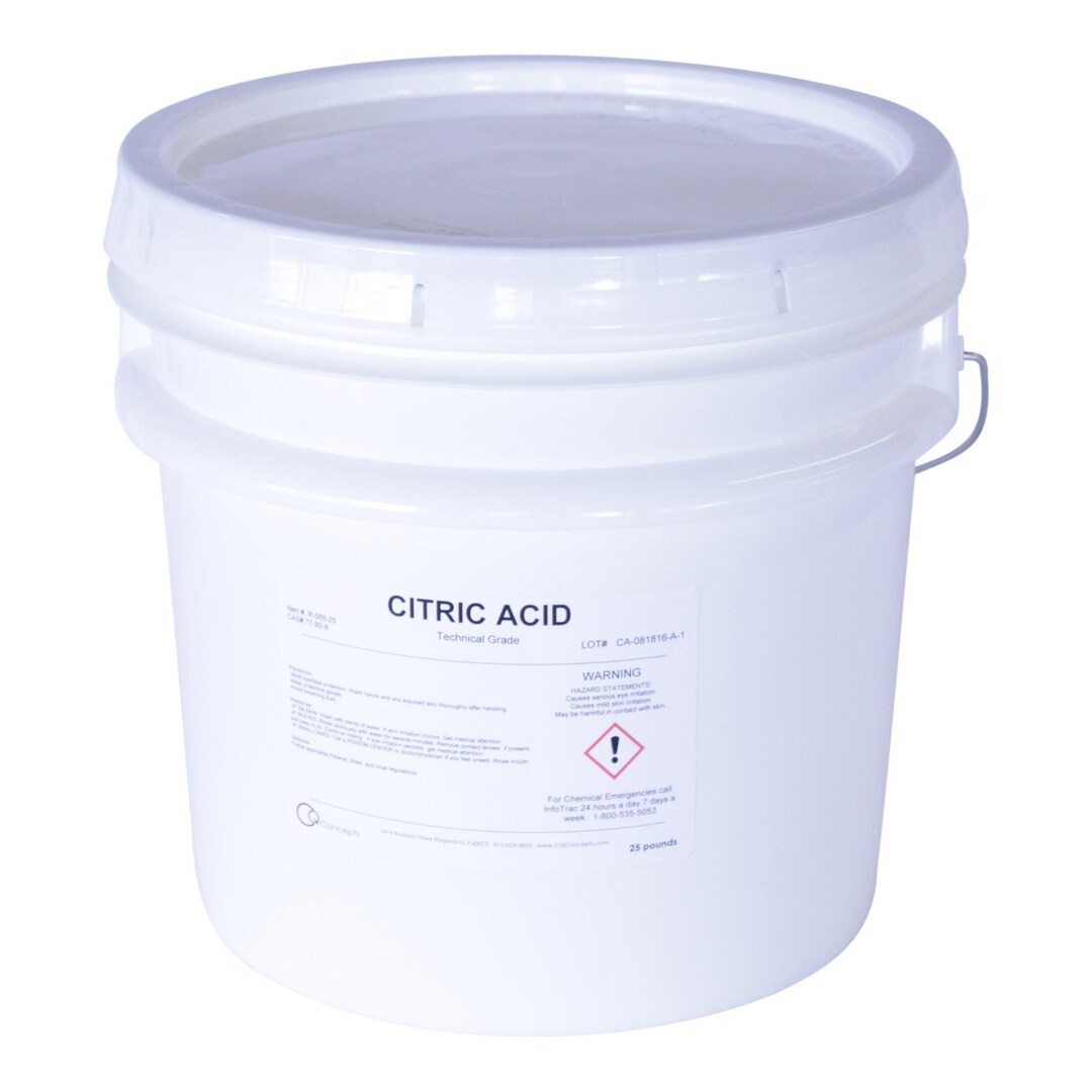 Citric Acid (25 Pound Container) - Etsy