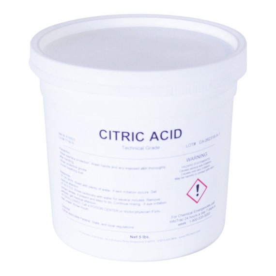 Citric Acid 5 Pound Container | Etsy