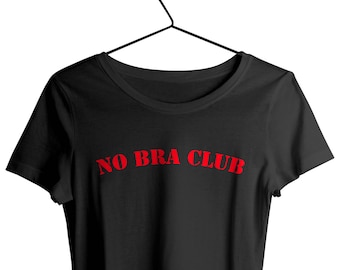 Braless t shirt | Etsy