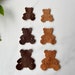 Leather Luxury Teddy Bear Shapes Blanks Shapes Die Cuts Jewellery ...