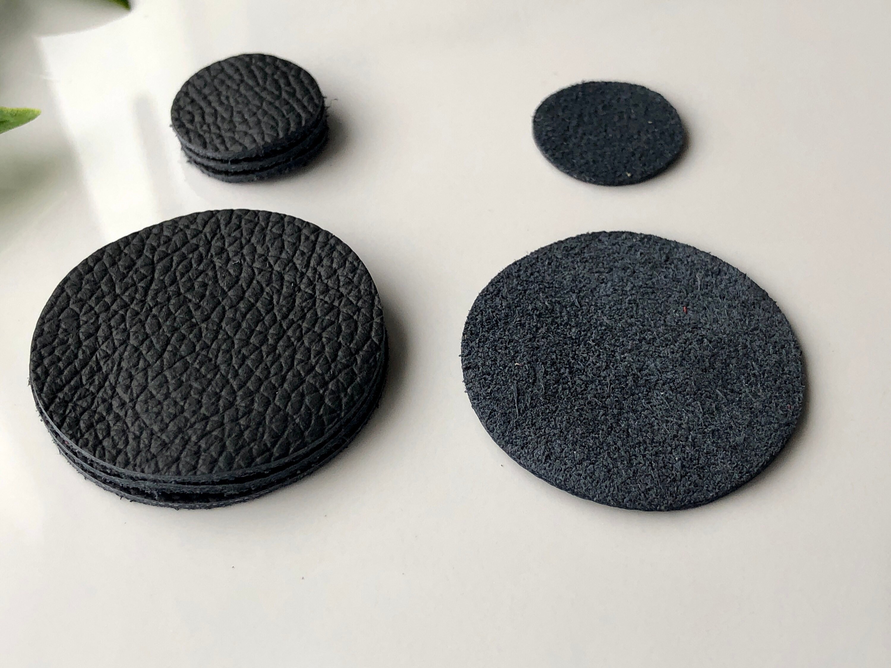Leather Circle Blanks Disc Shapes Die Cuts Jewellery Supplies Earrings ...