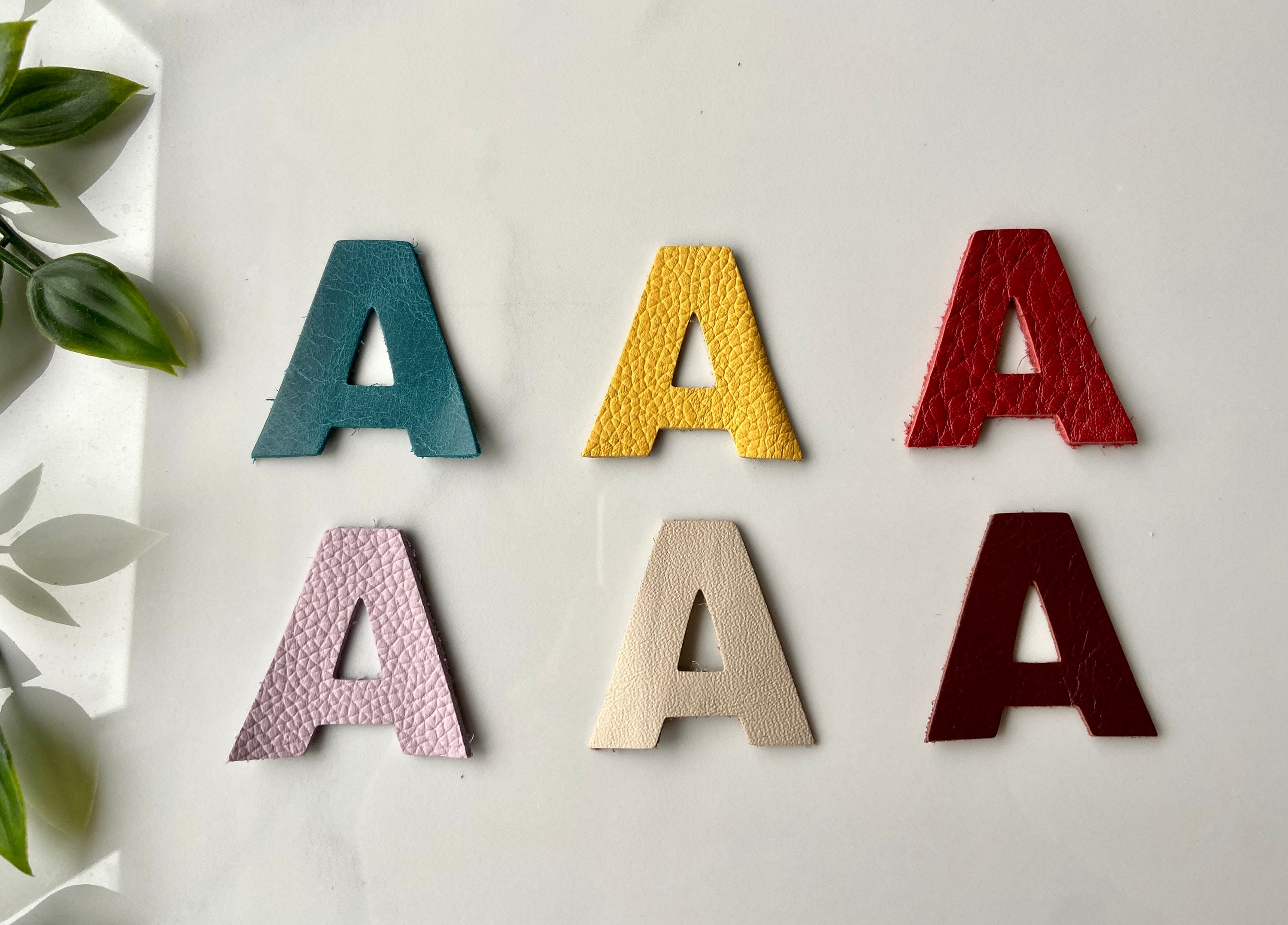 Leather Luxury Alphabet Letter Shapes Blanks Shapes Die Cuts Supplies ...