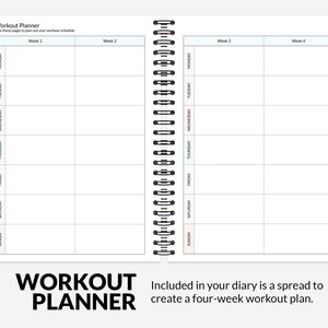 Gym Diary and Workout Log Book Fitness Tracker Cardio - Etsy