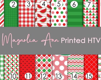 Herringbone Heat Transfer Vinyl, Christmas Htv, Pattern HTV, Patterned ...