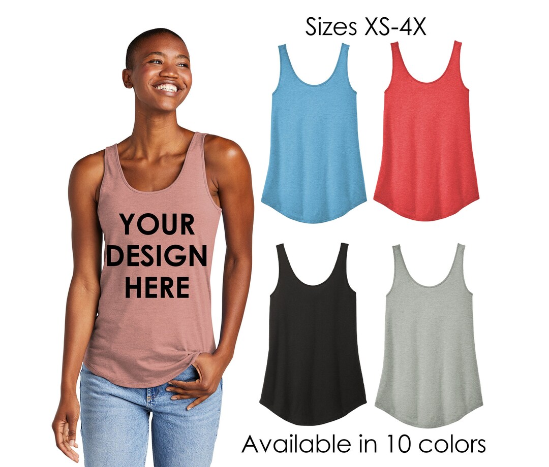 Custom Tank, Custom Tank Top, Custom Racerback, Women's Relaxed Tank ...