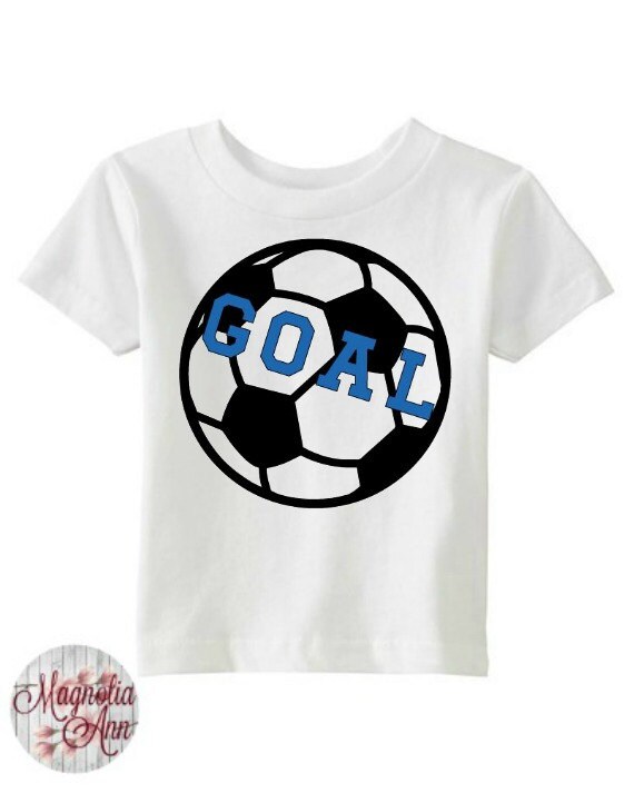 Soccer Goal Kids Childrens Sports Toddler T-shirt in White | Etsy