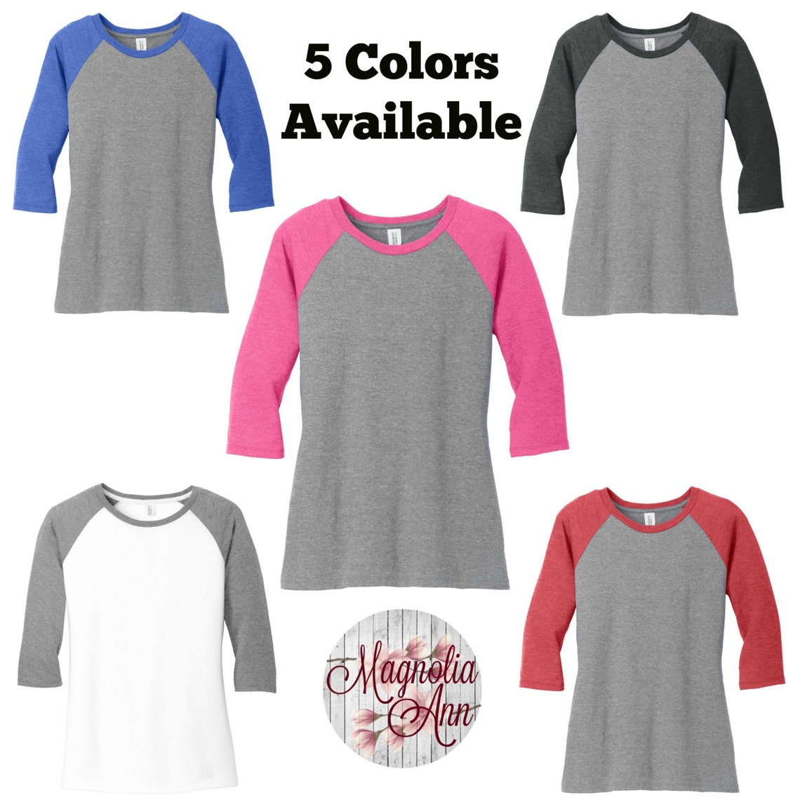 Love Football Sports Baseball Raglan 2 Tone 3/4 Sleeve - Etsy