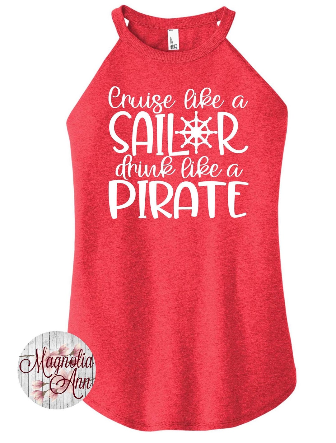 Pirate Tank, Sailor Tank, Cruise Tank, Cruise Tank Top, Vacation Tank ...
