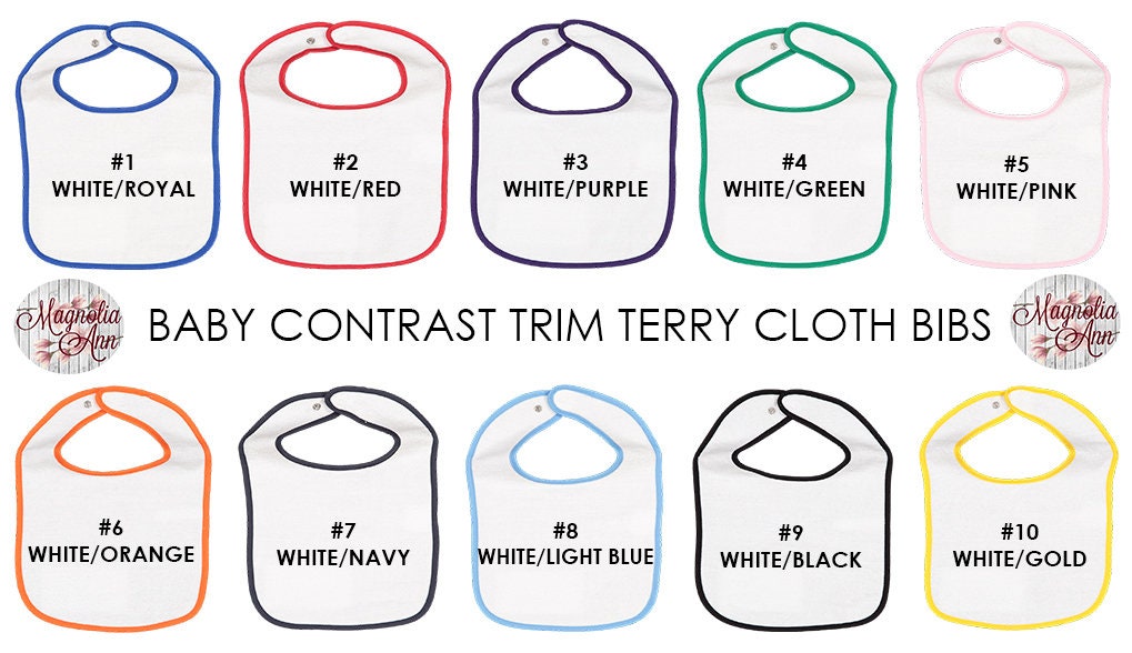 Custom Bib, Personalized Bib, Create Your Own Bib, Custom Baby Bib ...