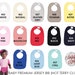 Custom Bib, Personalized Bib, Create Your Own Bib, Custom Baby Bib ...