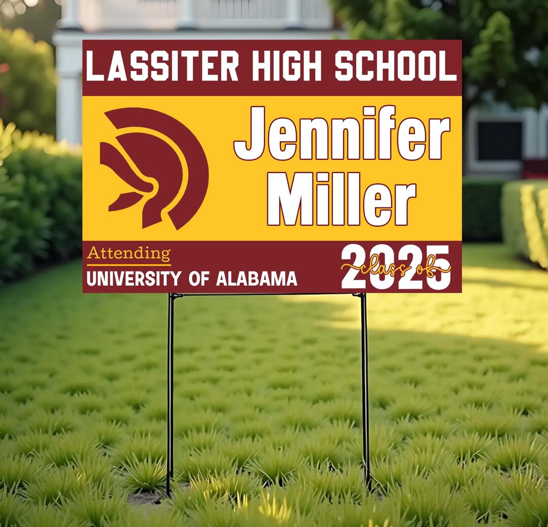 Class of 2025 Senior Yard Sign, Graduation Yard Sign, Custom Yard Sign ...