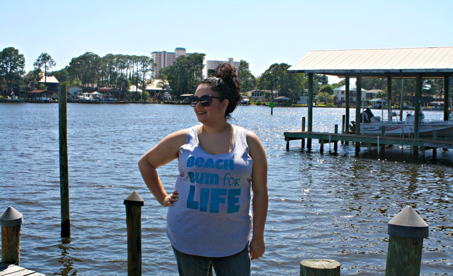Beach Bum for Life Glitter Text Ocean Summer Women's - Etsy