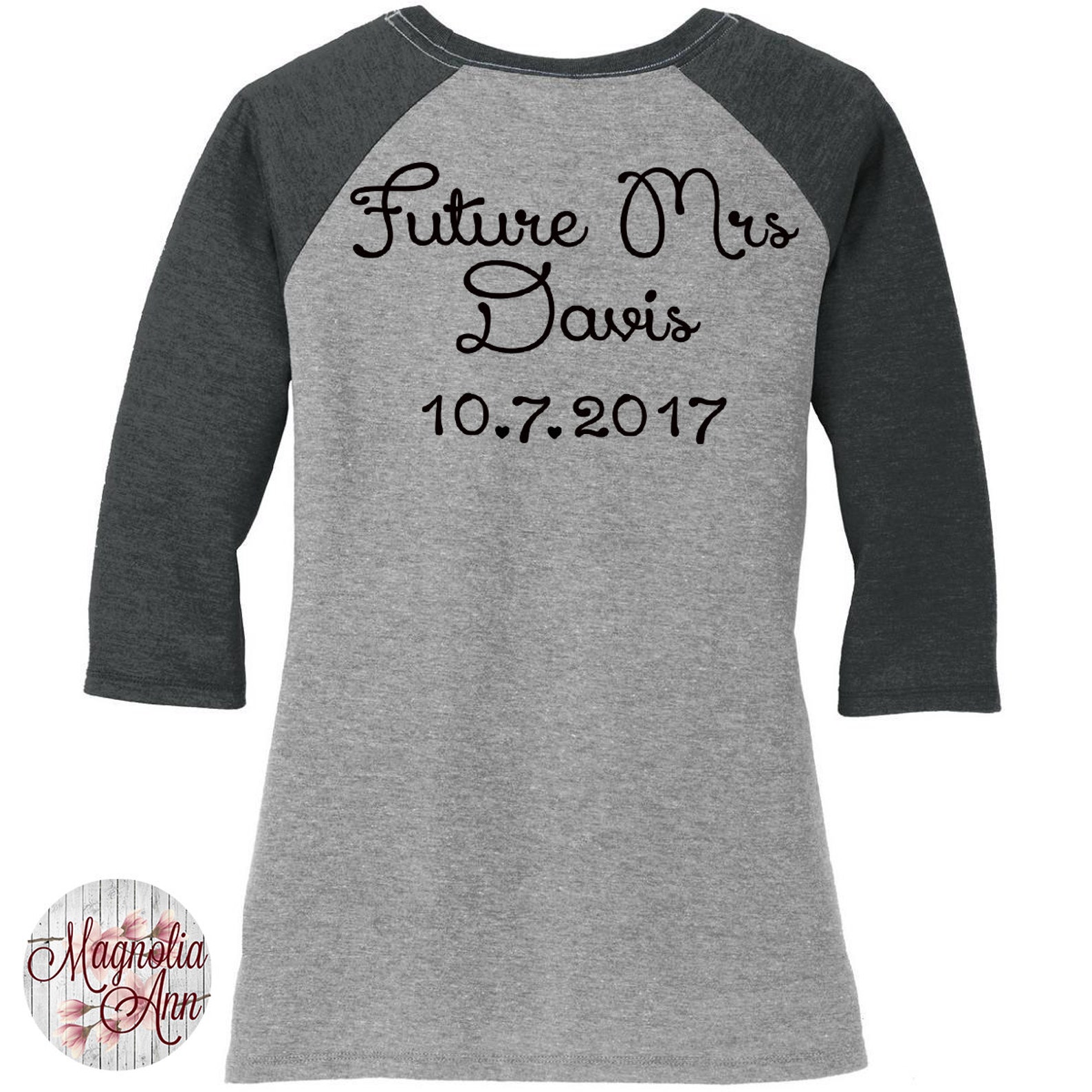 Custom Future Mrs Bride Arrow Wedding Date Bachelorette | Etsy