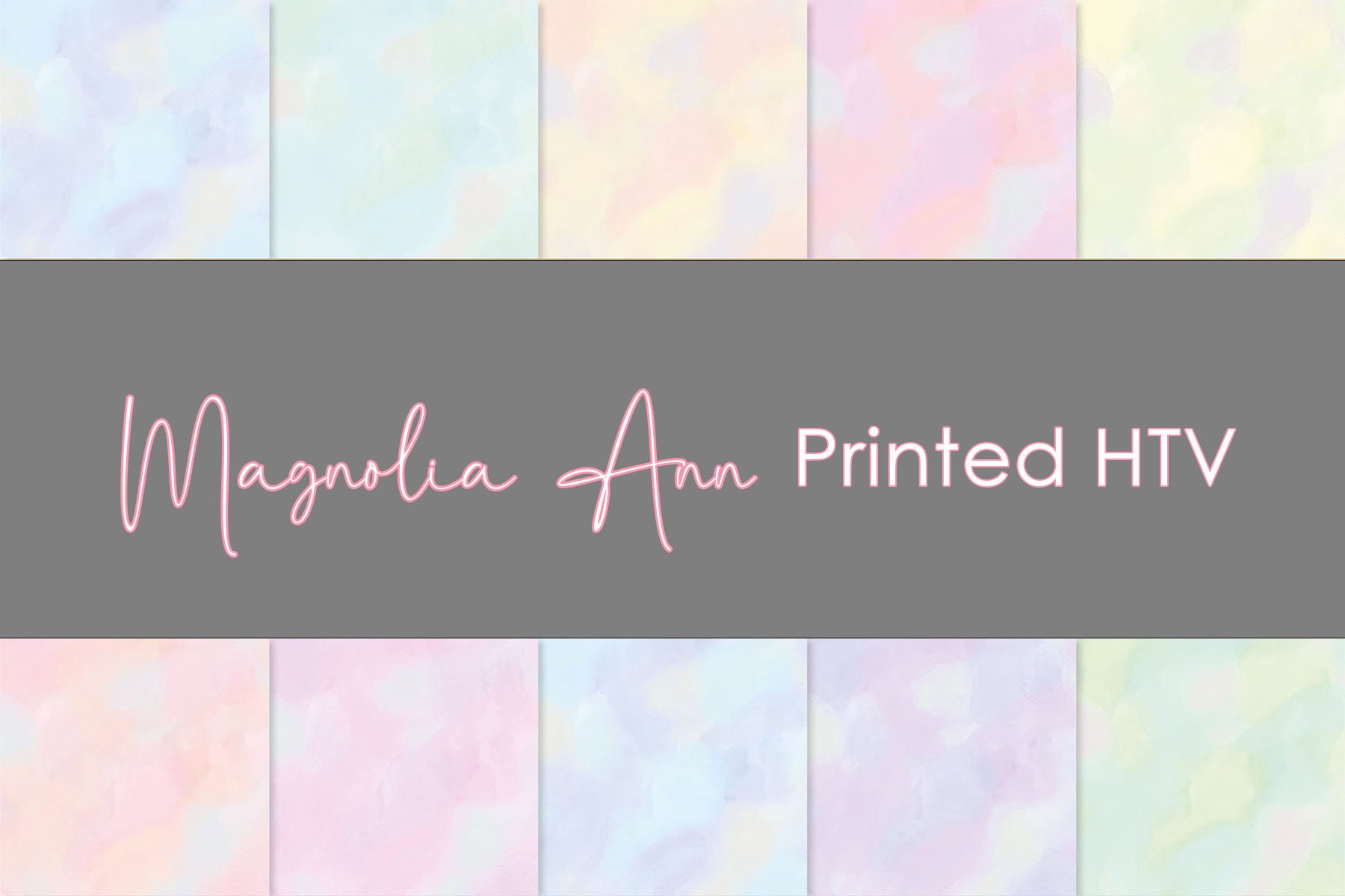 Pastel Watercolor Heat Transfer Vinyl Pastel HTV HTV Vinyl | Etsy