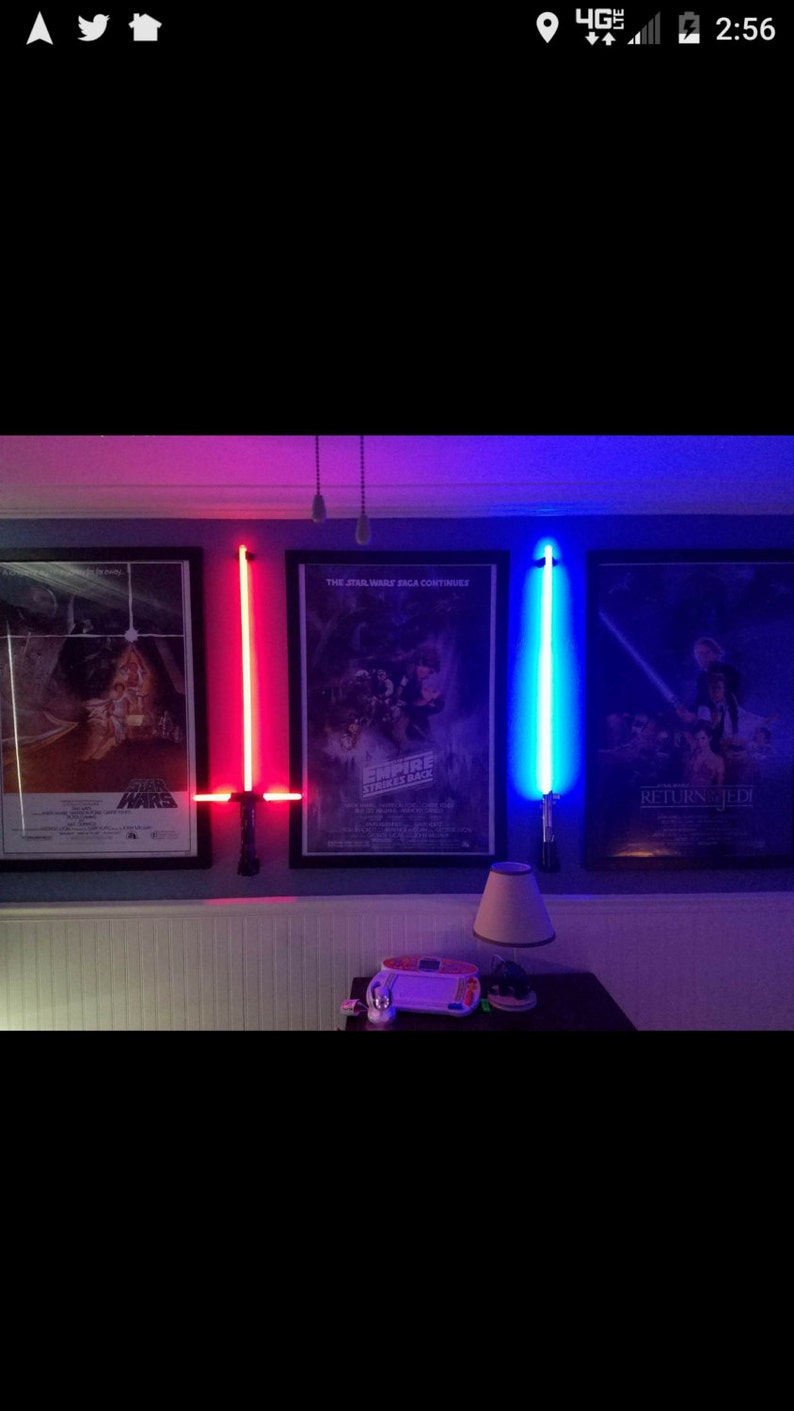 3 X BEST Wall Mount for a Single Lightsaber - Etsy