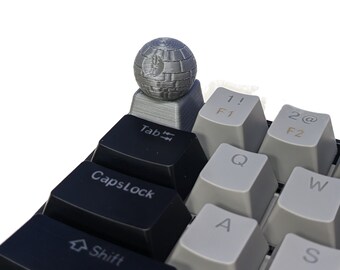 Death Star Star Wars Artisan Keycap, Custom Keycap, Resin Keycap ...